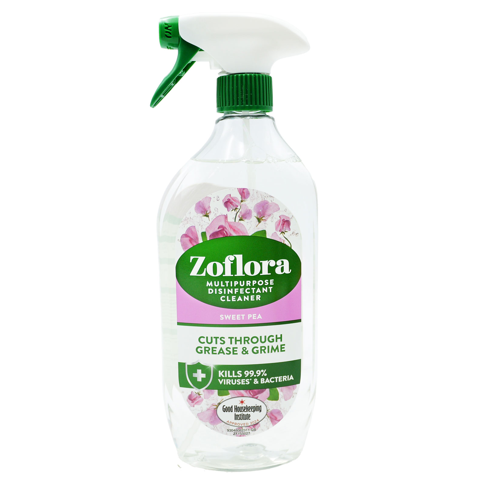 Zoflora Sweat Pea Trigger Spray - Best Of British
