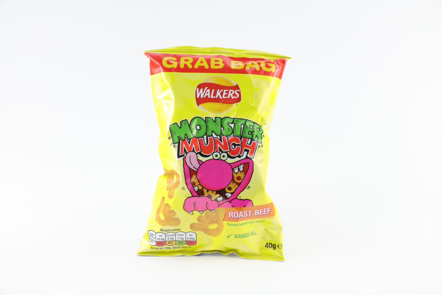 Monster Munch Roast Beef Best Before 13.12.2025 - Best Of British